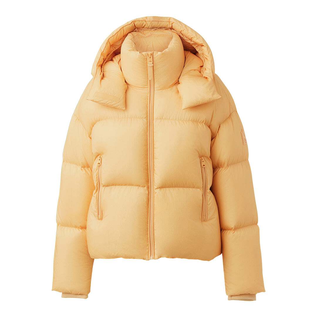 Mackage Tessy Medium Down Hooded Jacket With Softwash Crinkle Finish In ...
