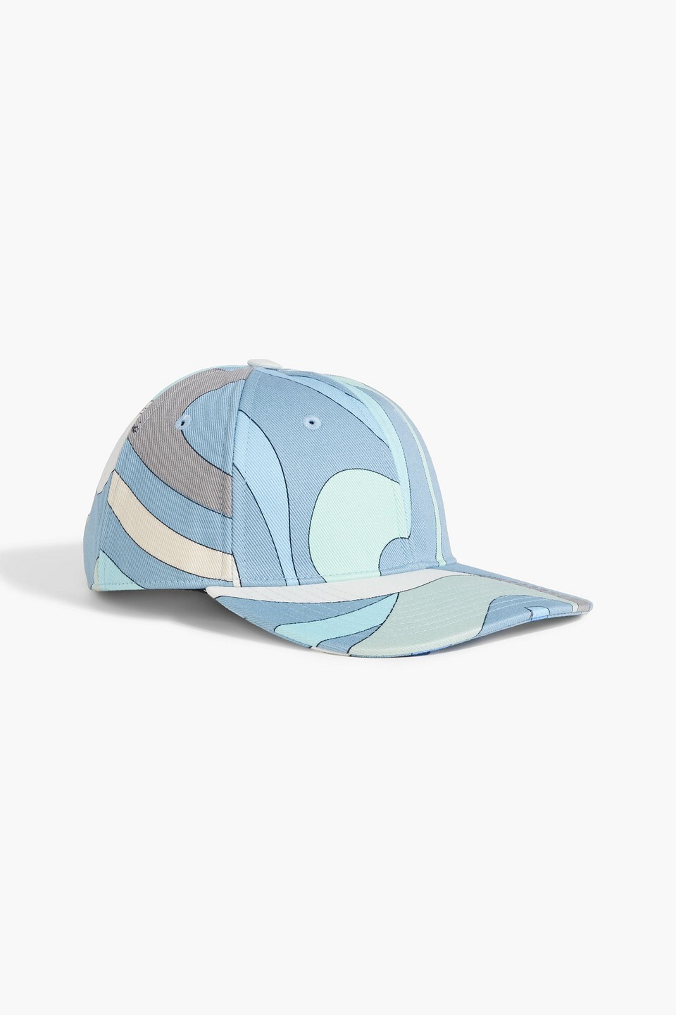 Emilio Pucci Printed Cottonblend Twill Baseball Cap In Light Blue - 60% ...