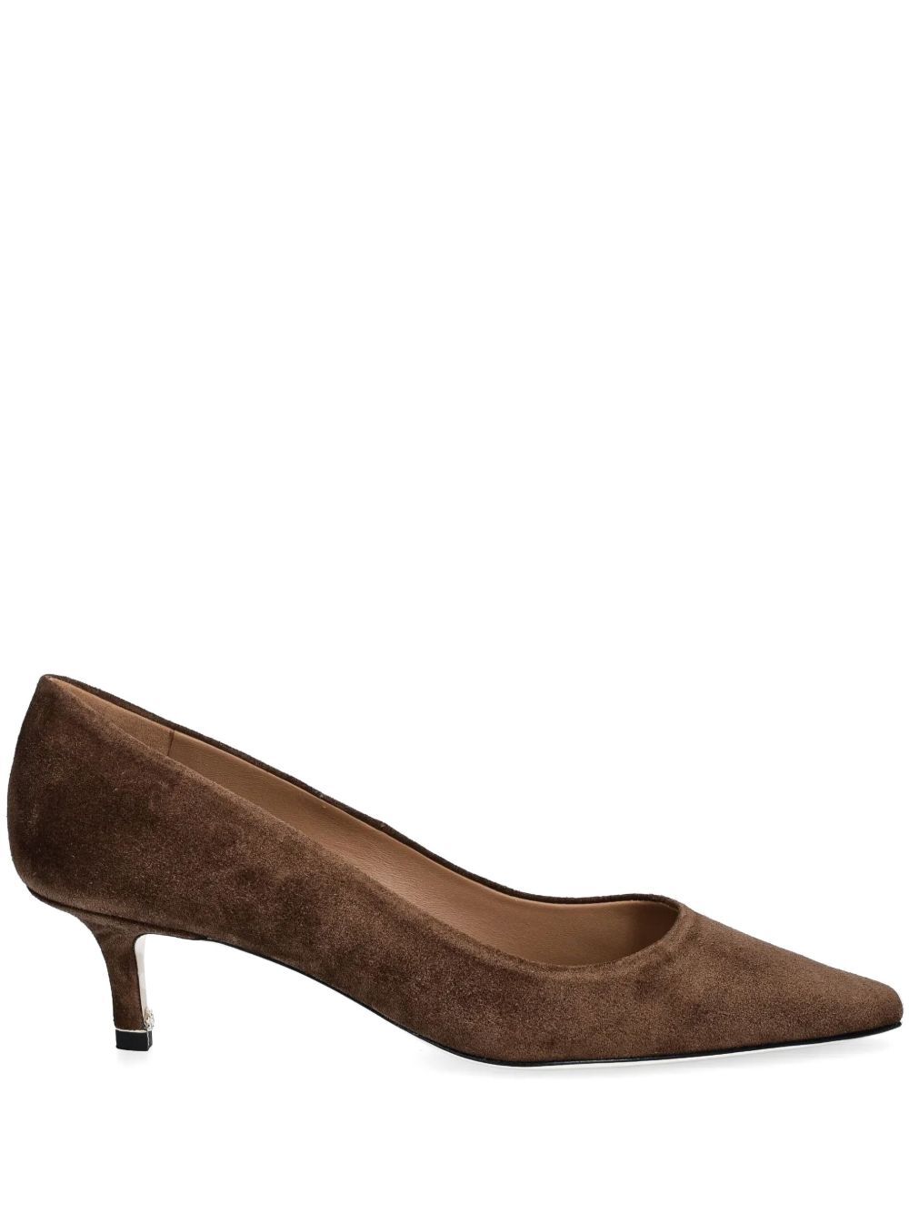 Hugo Boss 50mm Suede Pumps - Brown | Editorialist