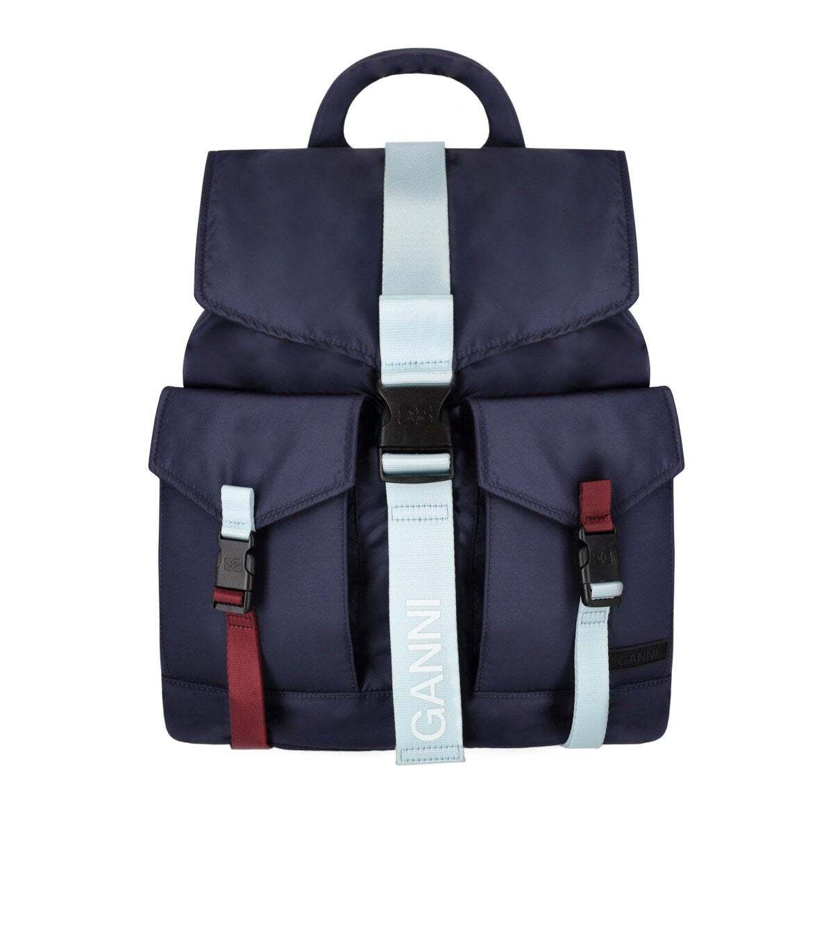 Ganni Tech Backpack - Blue | Editorialist