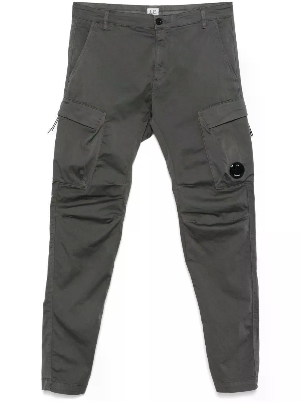 C.P. Company Sateen Ergonomic Cargo Pants - Grey | Editorialist