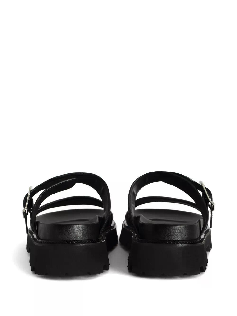 Zadig&Voltaire Ride Leather Sandals In Black | Editorialist Zadig&Voltaire Ride Leather Sandals In Black | Editorialist