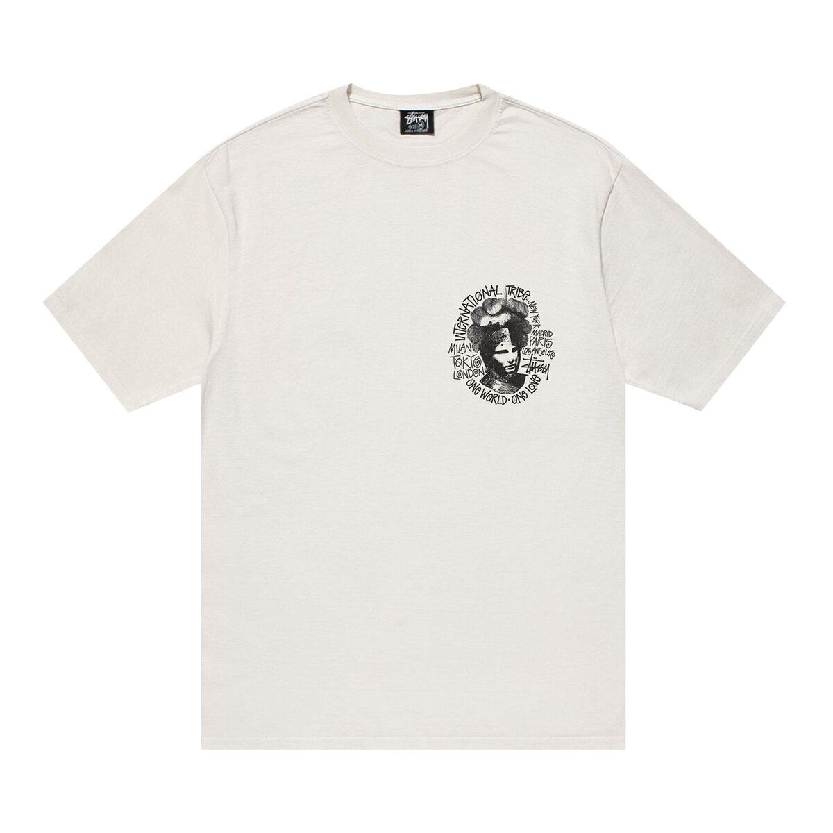 StüSsy Camelot Pigment Dyed T-Shirt 'Natural - Cream