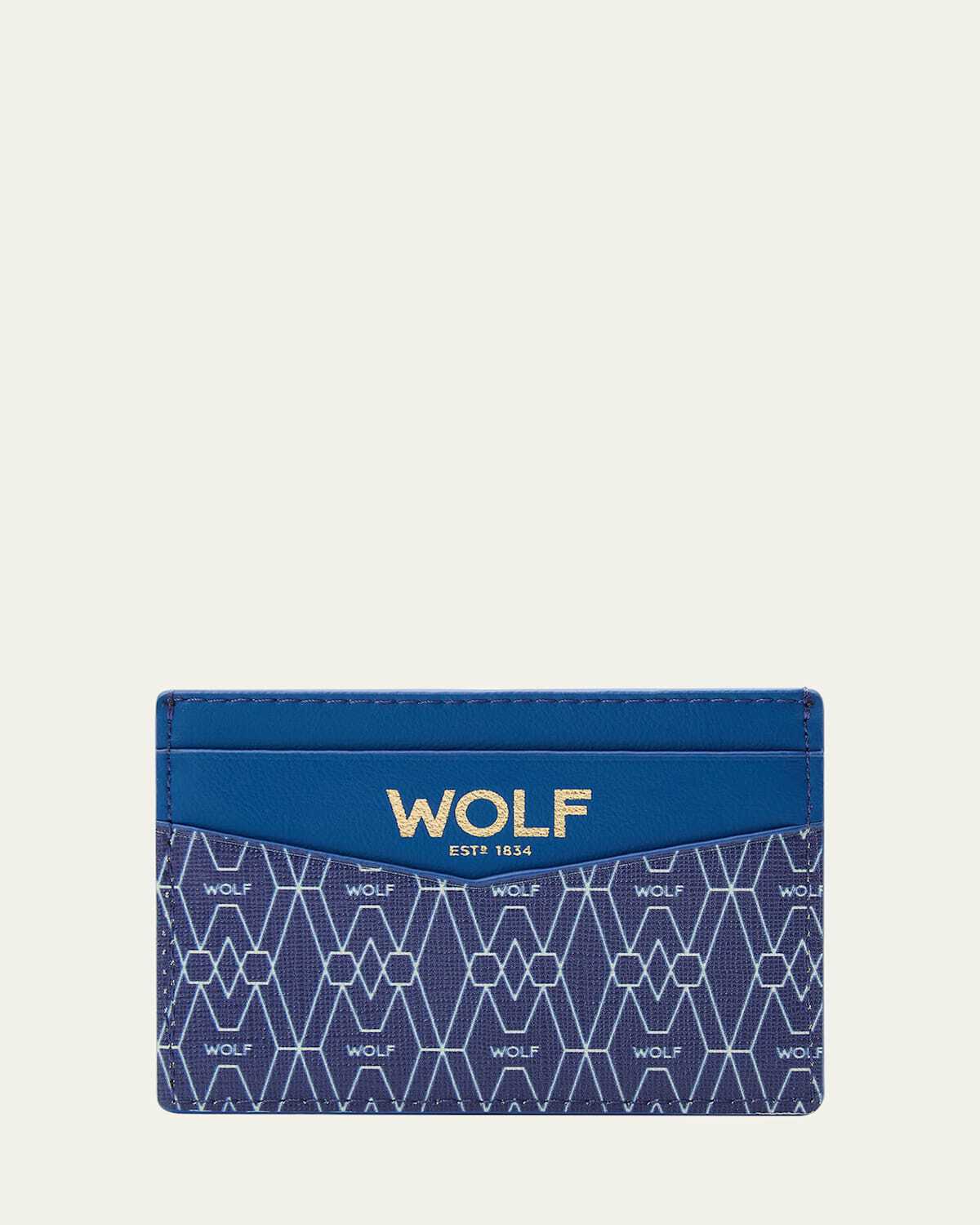 Wolf Signature Cardholder - Blue | Editorialist