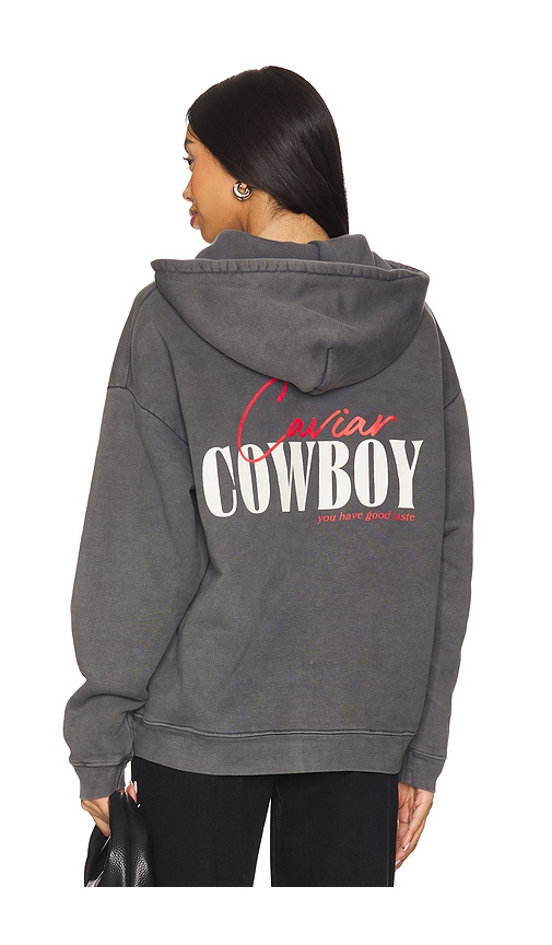 Eleven Eleven Caviar Cowboy Hoodie In Slate - Grey | Editorialist