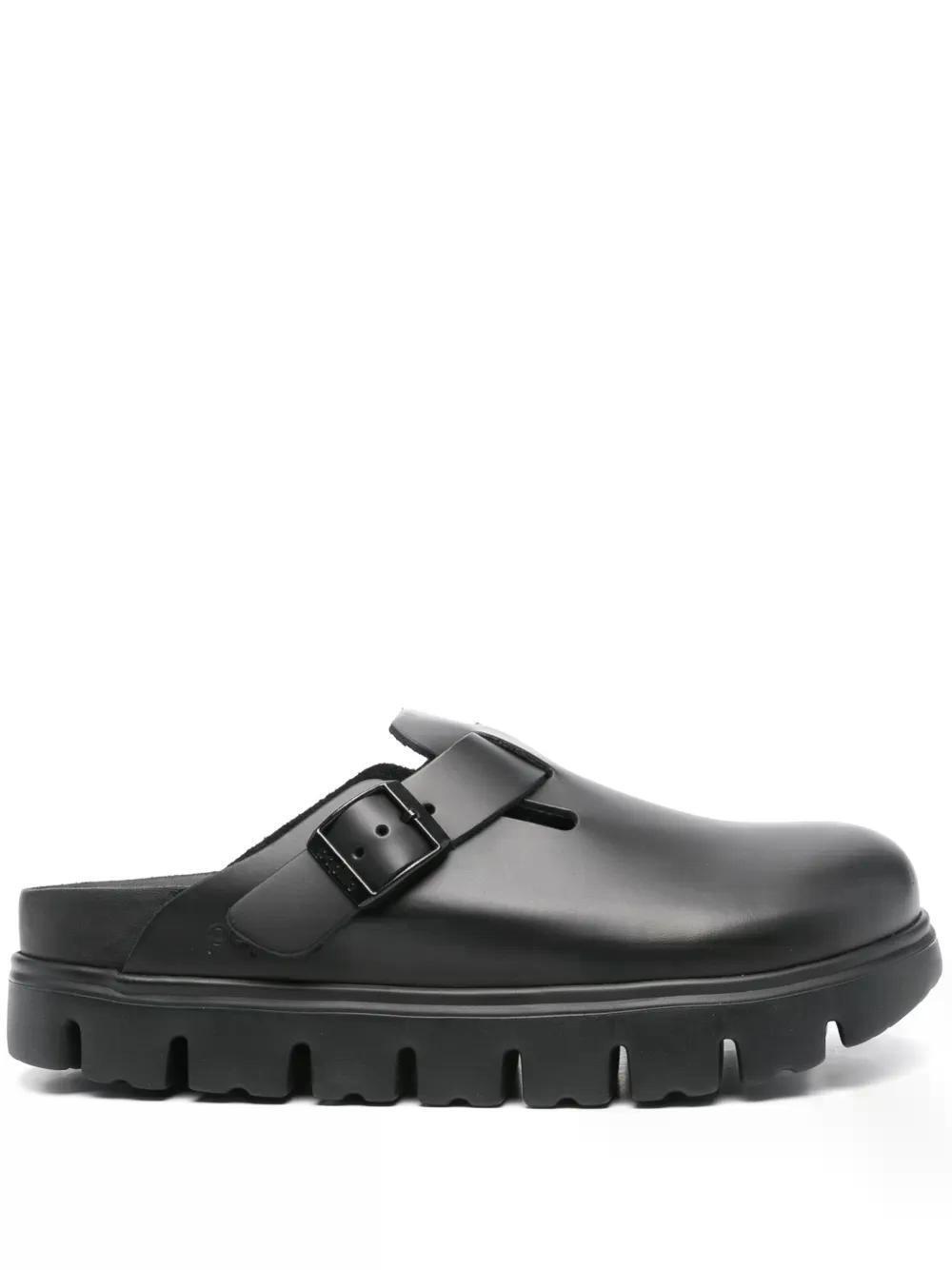 Birkenstock Boston Slippers - Black | Editorialist