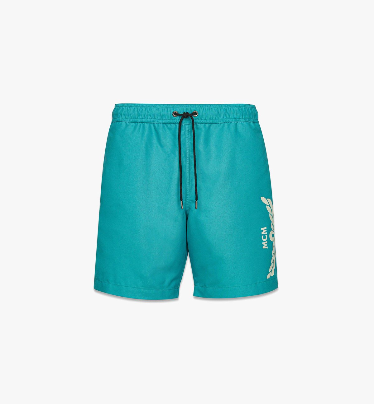 Mcm Logo Print Swim Trunks - Ceramic | Editorialist