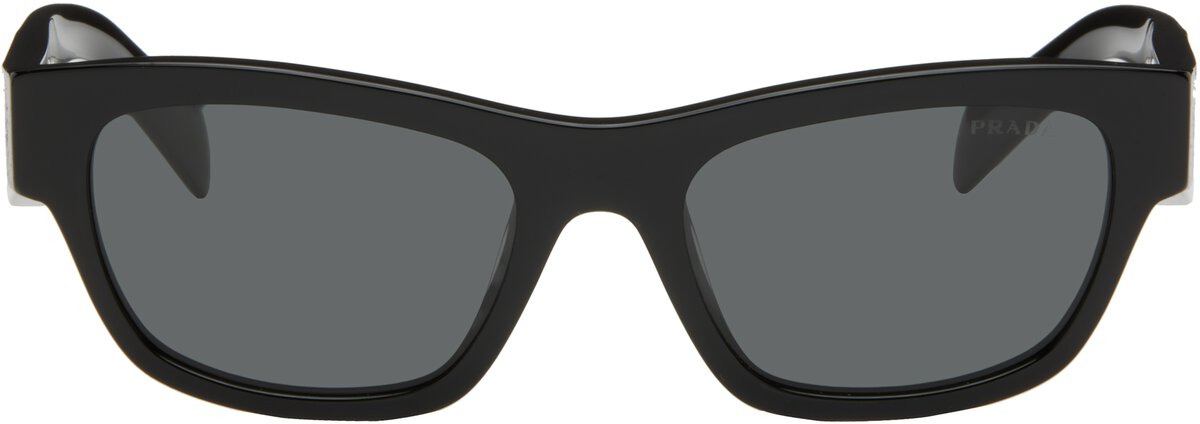Prada Black 'Prada Symbole' Sunglasses - 16k08z | Editorialist