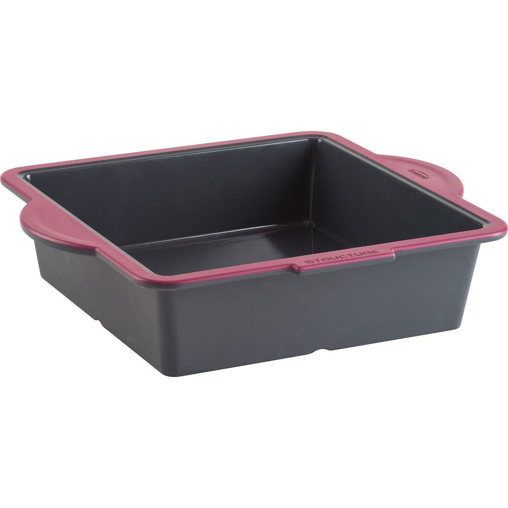 Trudeau Structure Silicone Pro 8" X 8" Square Cake Pan - Black ...