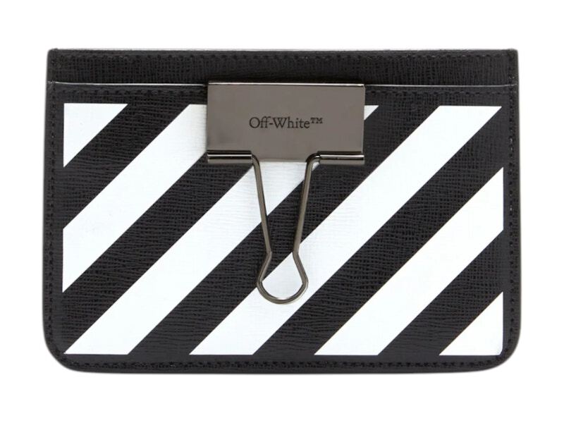 Off-White Card Case Binder Simple - Black/White | Editorialist