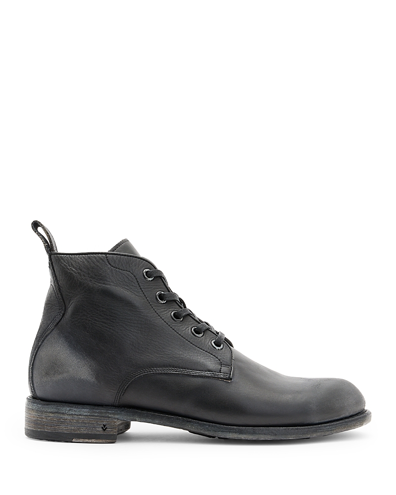 John Varvatos Moto Leather Boots In Licorice - 70% Off | Editorialist