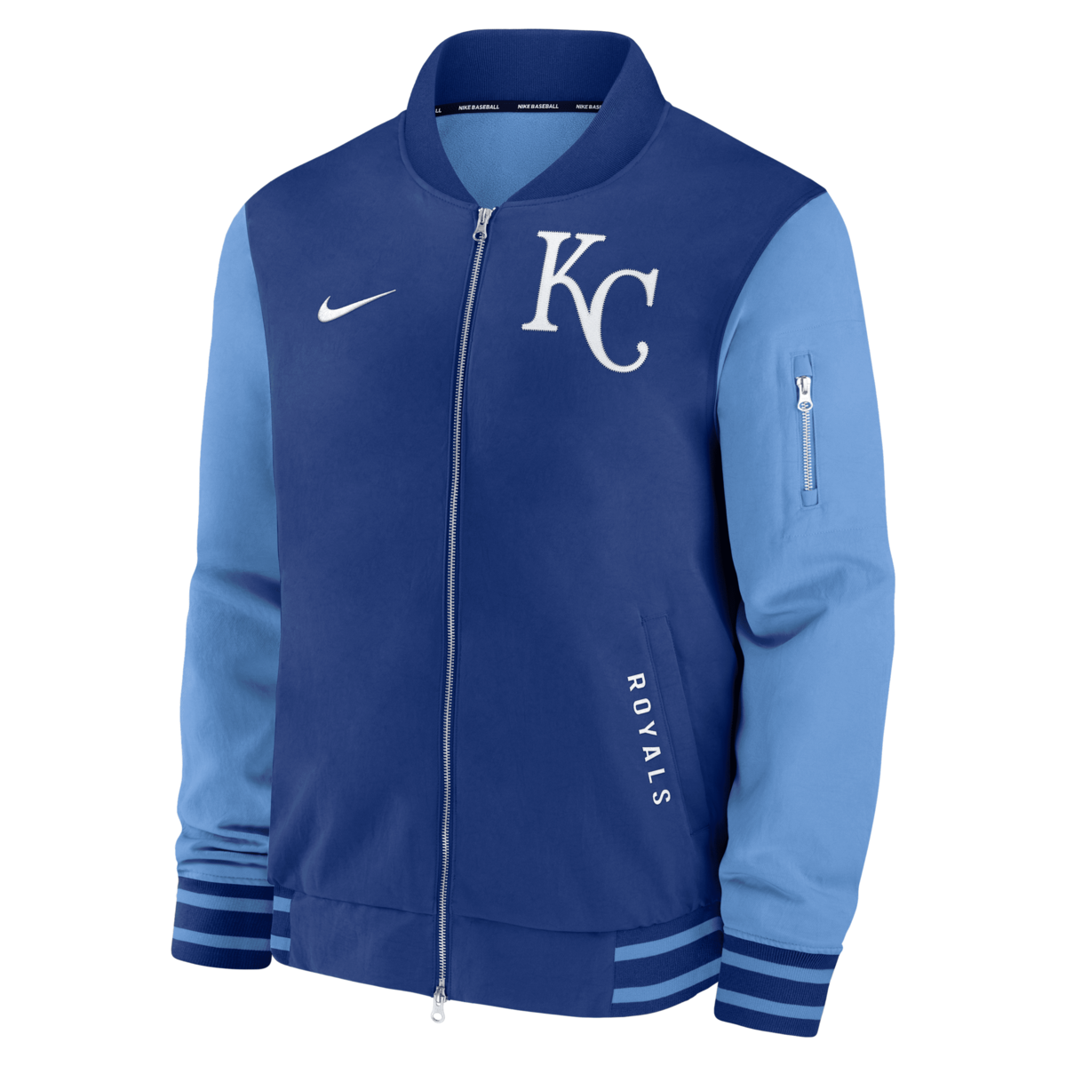 Nike Kansas City Royals Authentic Collection Dugout Mlb Full-Zip Bomber ...