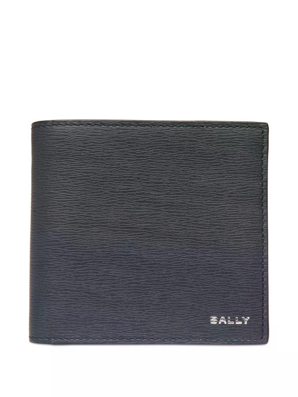 Bally Bifold Logo Wallet - Blue | Editorialist