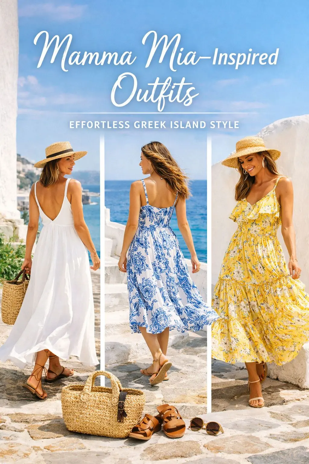 Mamma Mia–inspired Outfits For Effortless Mediterranean Style Mamma Mia–inspired Outfits For Effortless Mediterranean Style