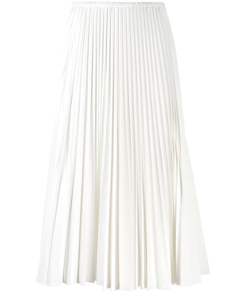 Fendi-Pleated Midi Skirt