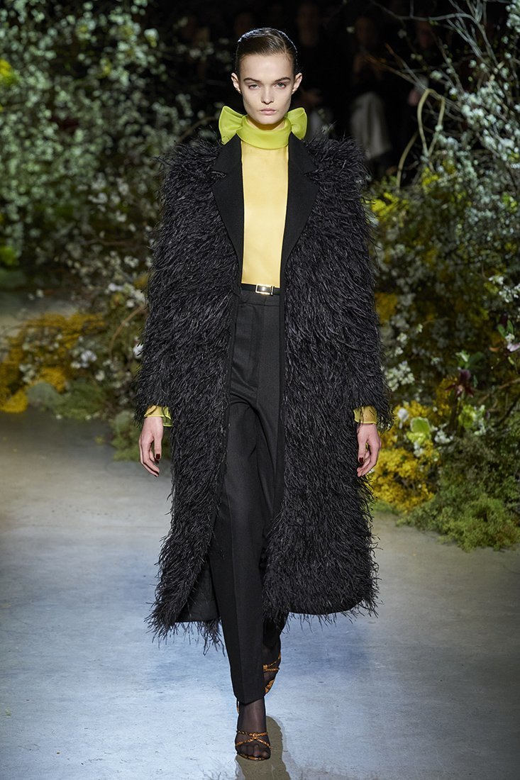 Jason Wu FW20 Feather Coat
