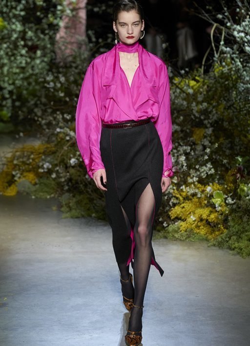 Jason Wu FW20 Fuchsia Blouse