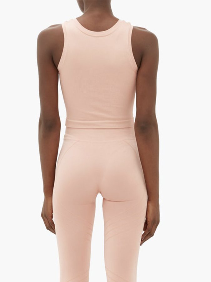 Best at Home Workouts_0025_14d PRISM² Luminous cropped ribbed tank top PRISM² - Luminous Cropped Ribbed Tank Top