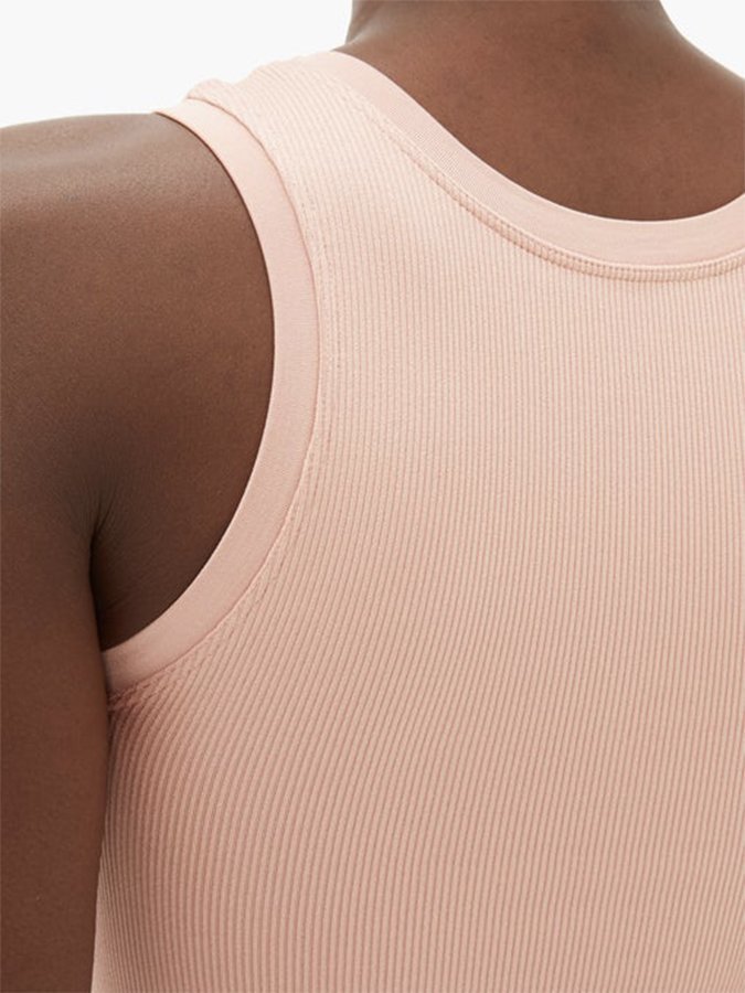 Best at Home Workouts_0026_14c PRISM² Luminous cropped ribbed tank top PRISM² - Luminous Cropped Ribbed Tank Top