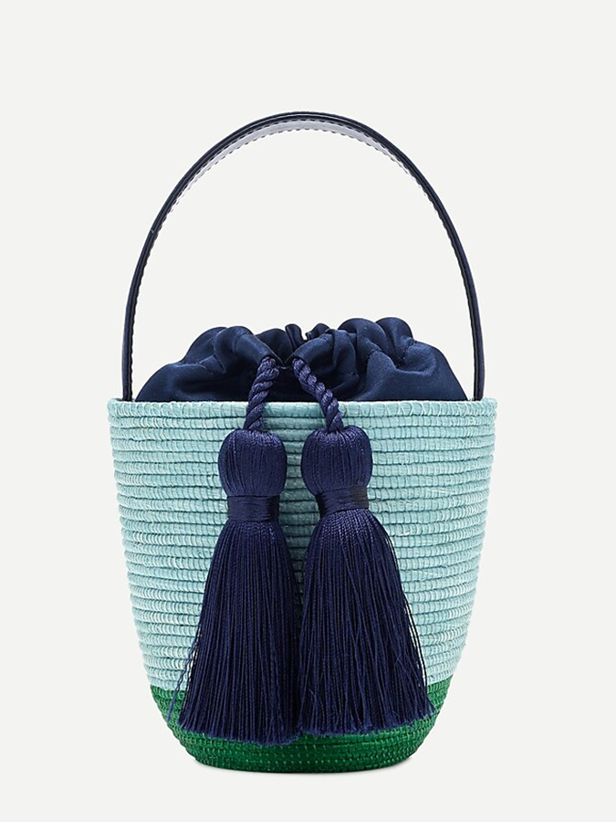 J.Crew-x-Cesta-Collective-Collaboration_0001_3-Cesta-Collective®-X-J.Crew-party-pail-bucket-bag CESTA COLLECTIVE® X J.CREW - Party Pail in Blue & Green