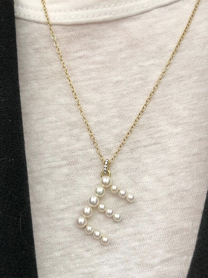 No Kid Hungry Jewelry Designers_0013_5b Prive Pearl Letter Necklace Jemma Wynne - Prive Pearl Letter Necklace