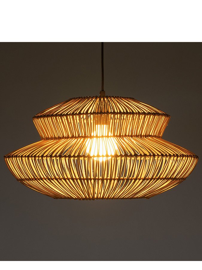 Room Decor_0001_24a Suru Small Pendant Lamp ARTICLE - Natural Suru Small Pendant Lamp