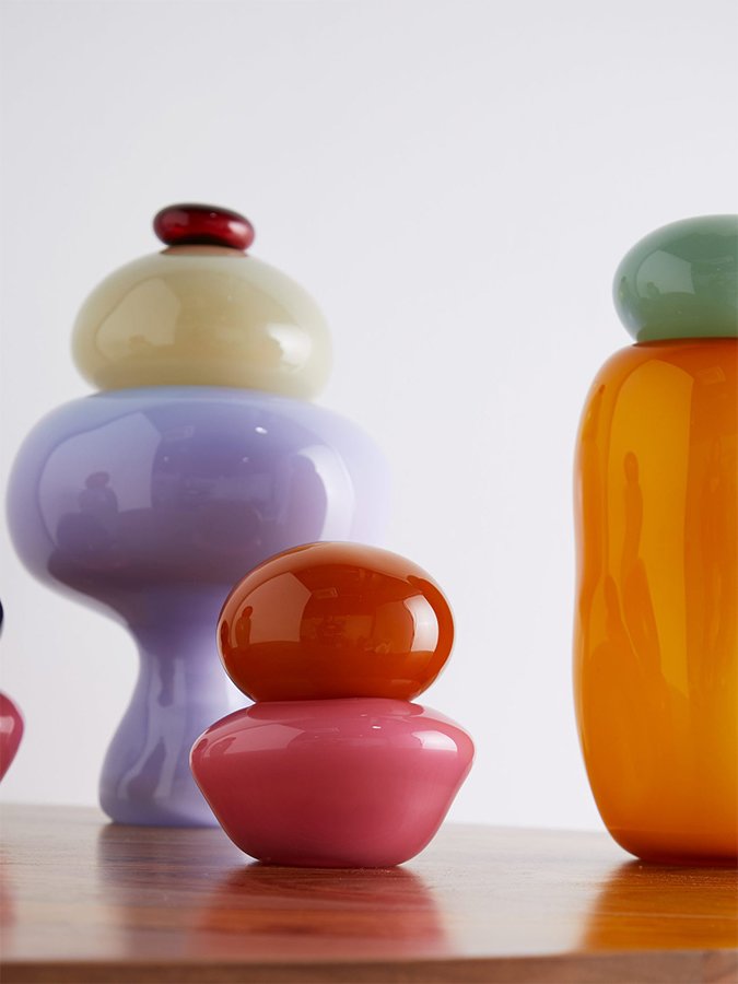 Room Decor_0034_13a HELLE MARDAHL Bonbonierre small glass jar HELLE MARDAHL - Bonbonierre Small Glass Jar