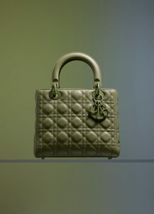 Dior Ultra Matte Lady Dior Bag Olive Green