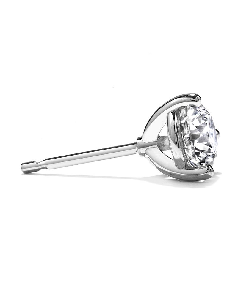Day Diamonds_0022_8a THREE-PRONG STUD EARRINGS HEARTS ON FIRE - Three-Prong Stud Earrings