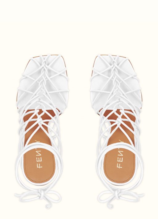 white fenty shoes