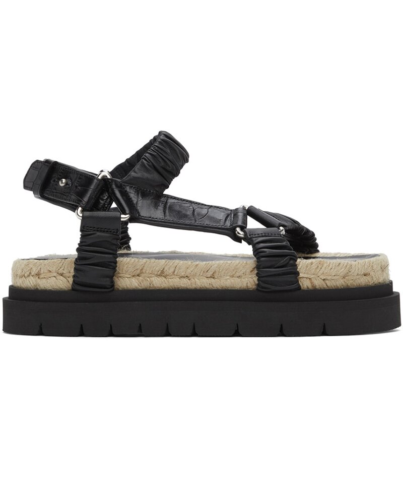 best black platform sandals