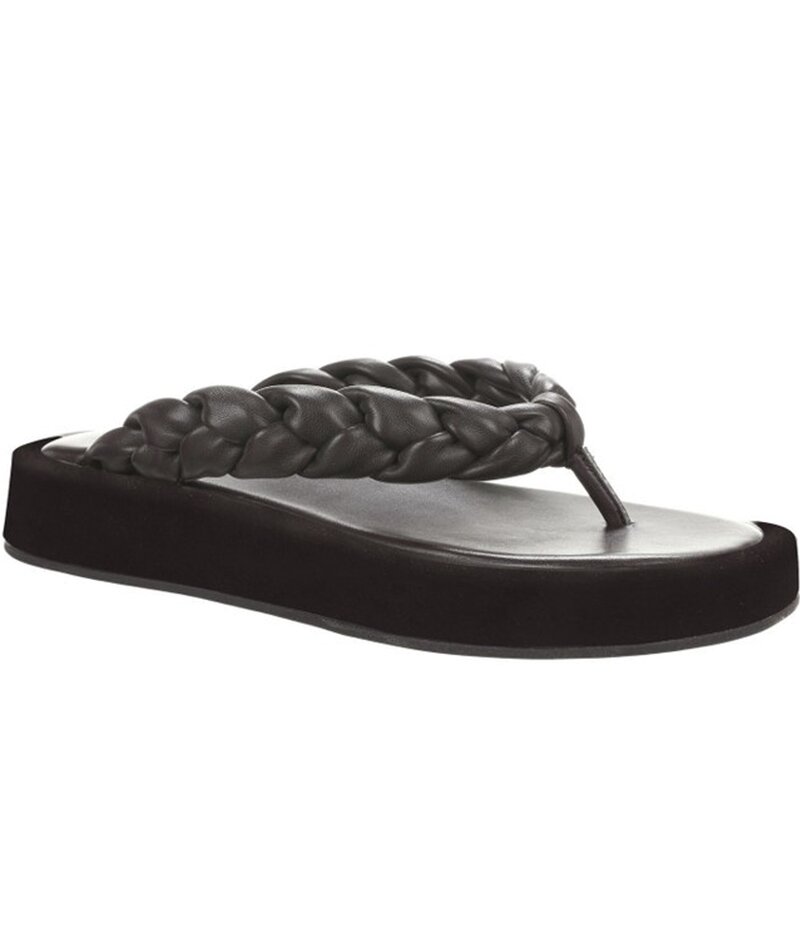 braided sandals platform