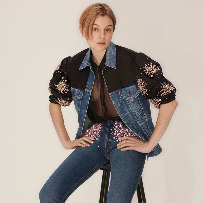 Strut Up to Sustainable Heaven in Miu Miu x Levi’s