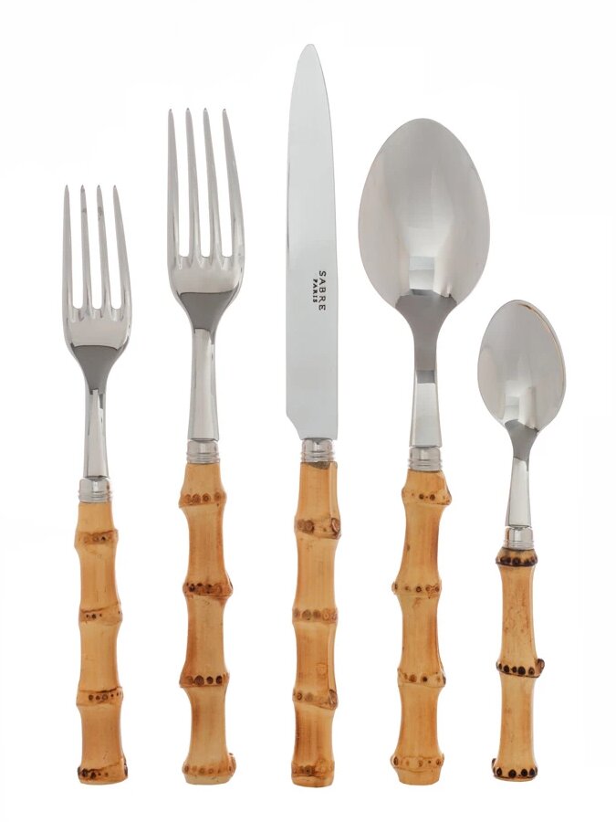 Hudson Grace - Bamboo 5-Piece Place Setting