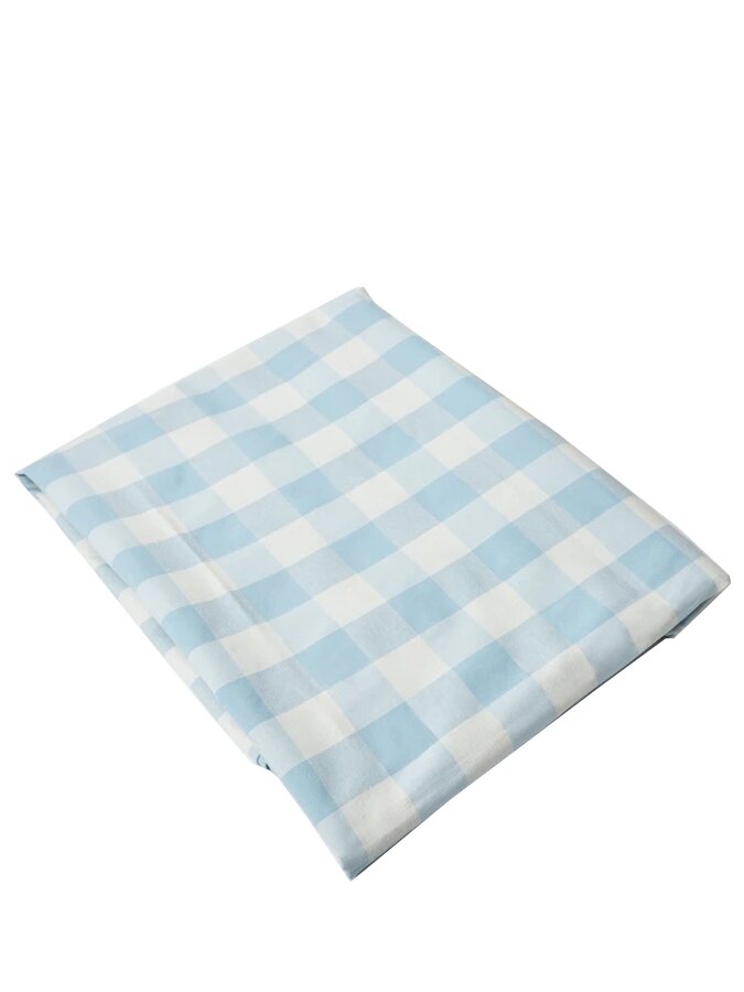 Mrs. Alice - Blue Gingham Tablecloth