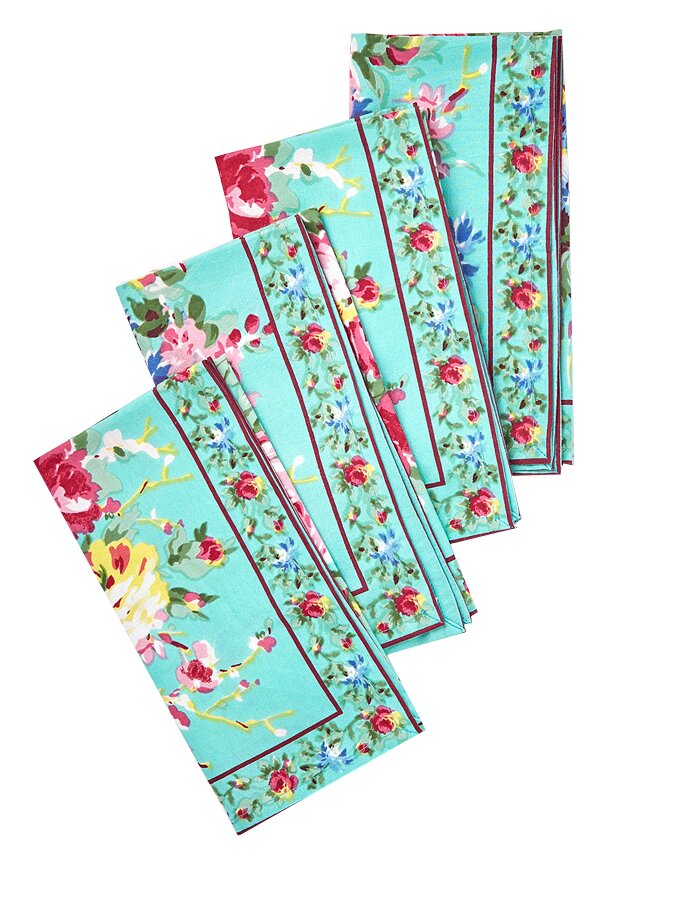 April Cornell - Cottage Rose Napkin Set of 4