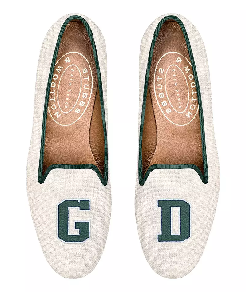 Stubbs & Wootton - Bespoke Monogram Slippers