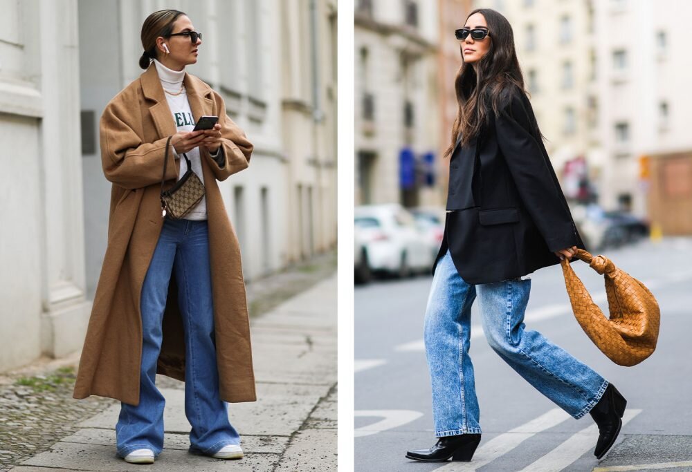 24 Trending Jean Styles : Wide-leg Jeans, Baggy Jeans, and More
