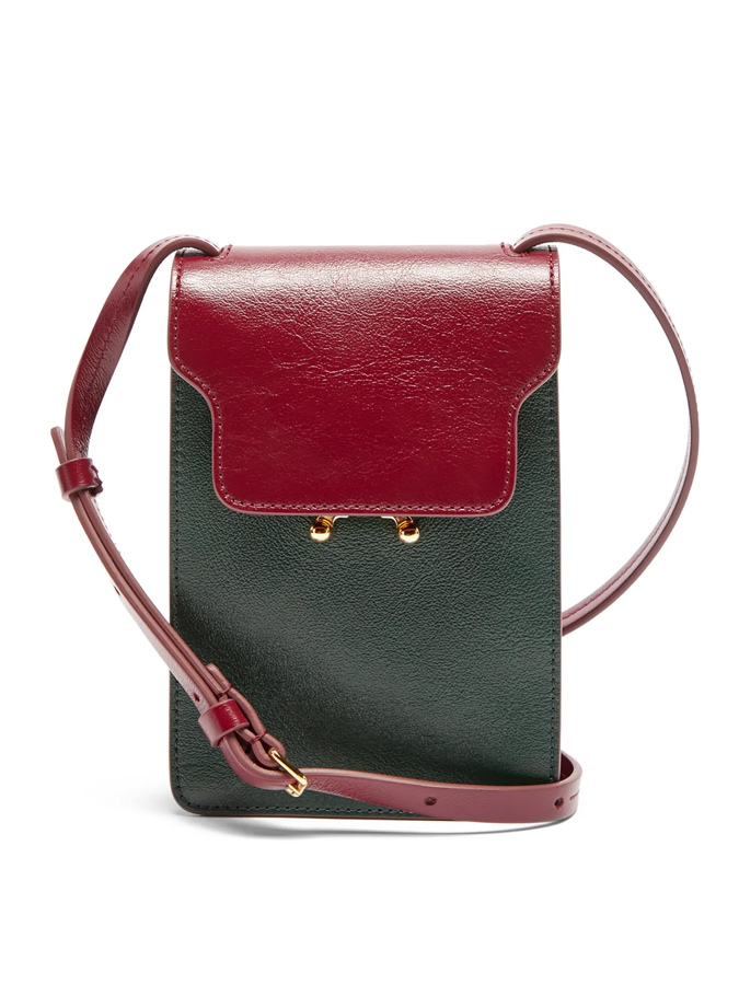 mini leather satchel