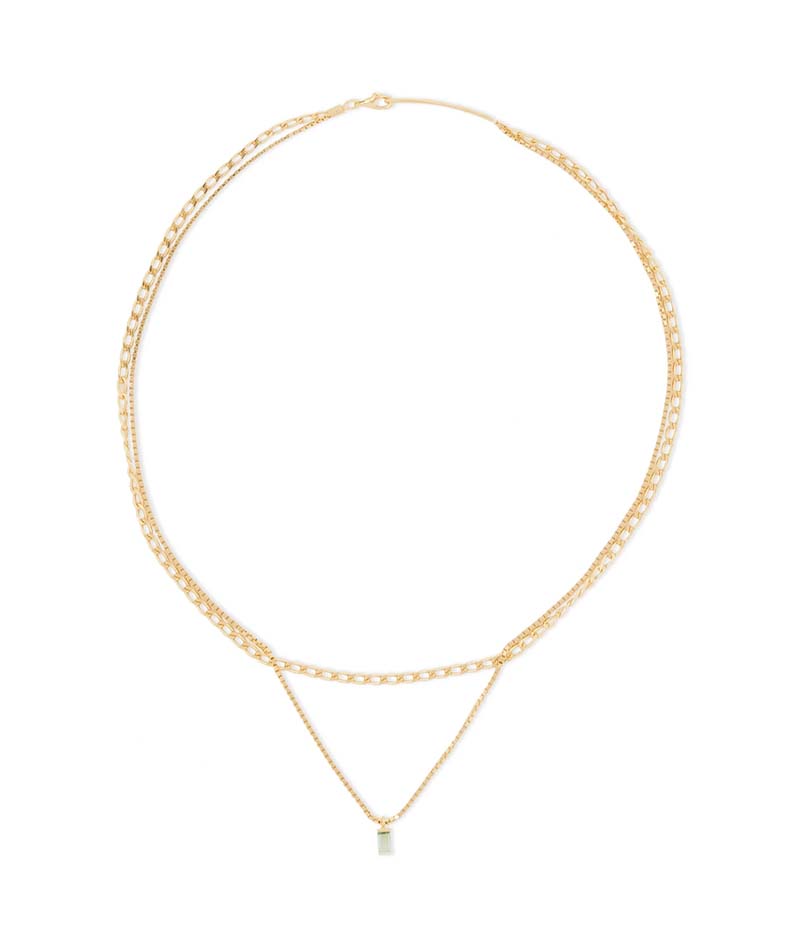 CORNELIA WEBB - 24-Karat Gold-Plated Quartz Necklace