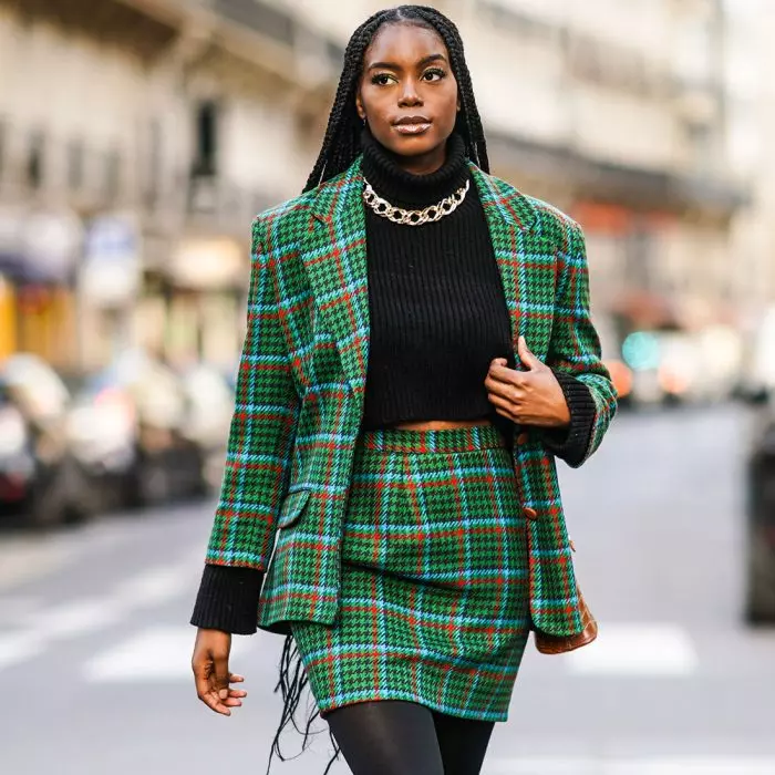 Outnet _ Check Suiting _ holding_ Square