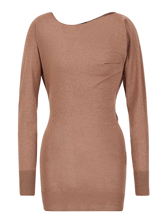 Giorgio Armani - Long-Sleeved Sweater in Virgin Wool