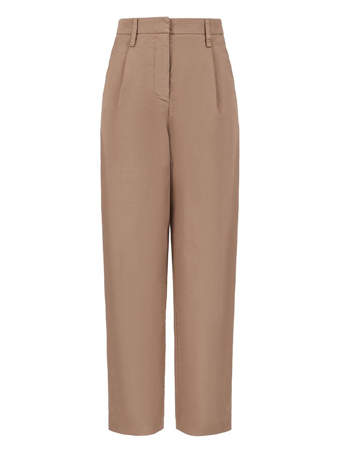 Giorgio Armani - Wide-Legged Cotton Pants
