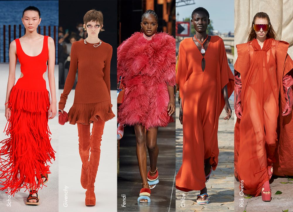 5 Spring/Summer 2022 Fashion Color Trends Kiwi Green, Scarlet & More