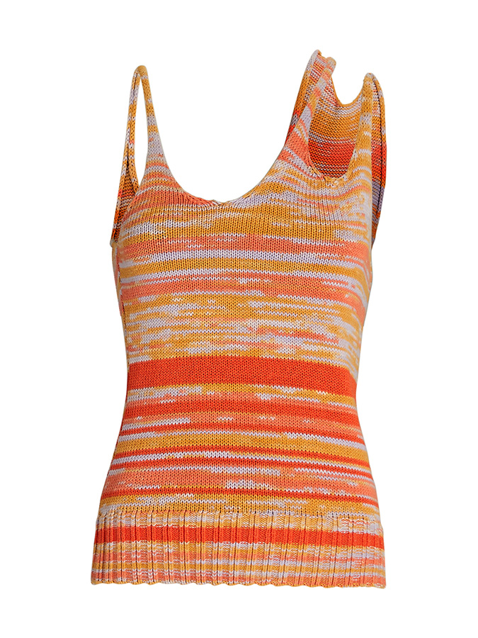 Jonathan Simkhai - Avani Cut-Out Space Dye Tank Top