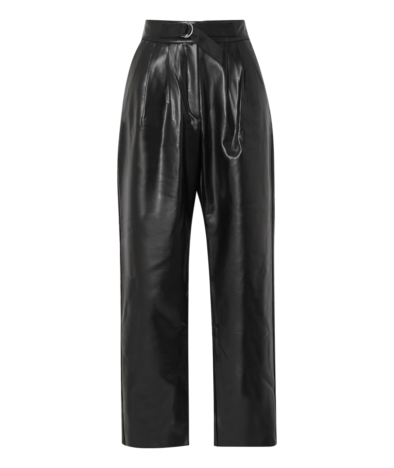 23 Best Faux Leather Pants 2022 AGOLDE, Ganni, & More