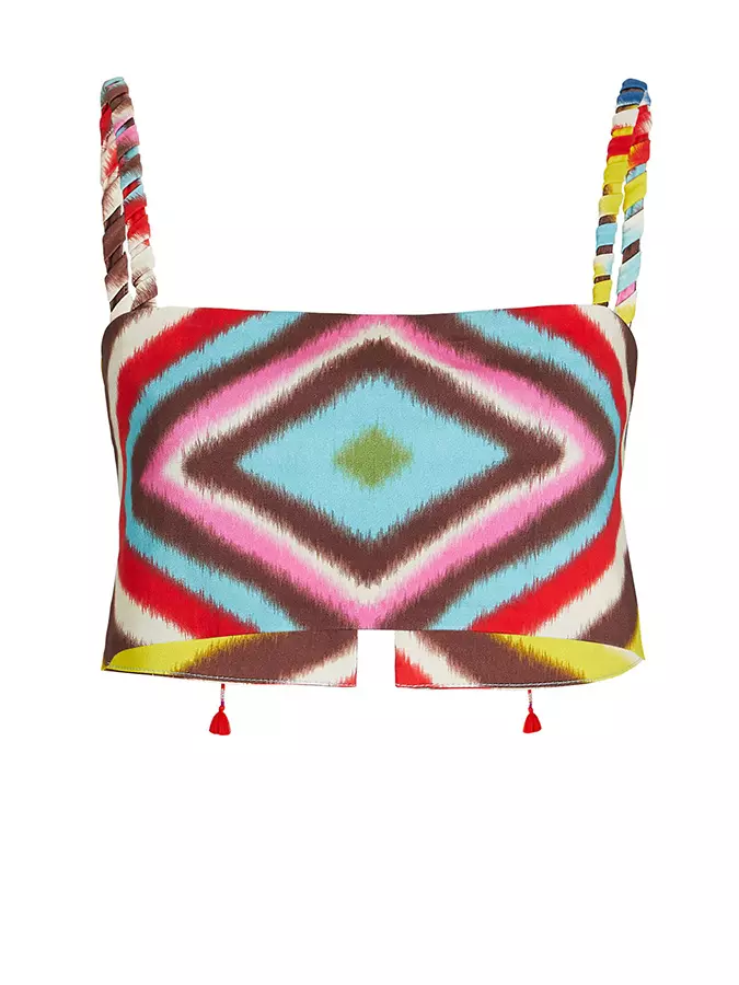 Alexis - Naissance Printed Crop Top