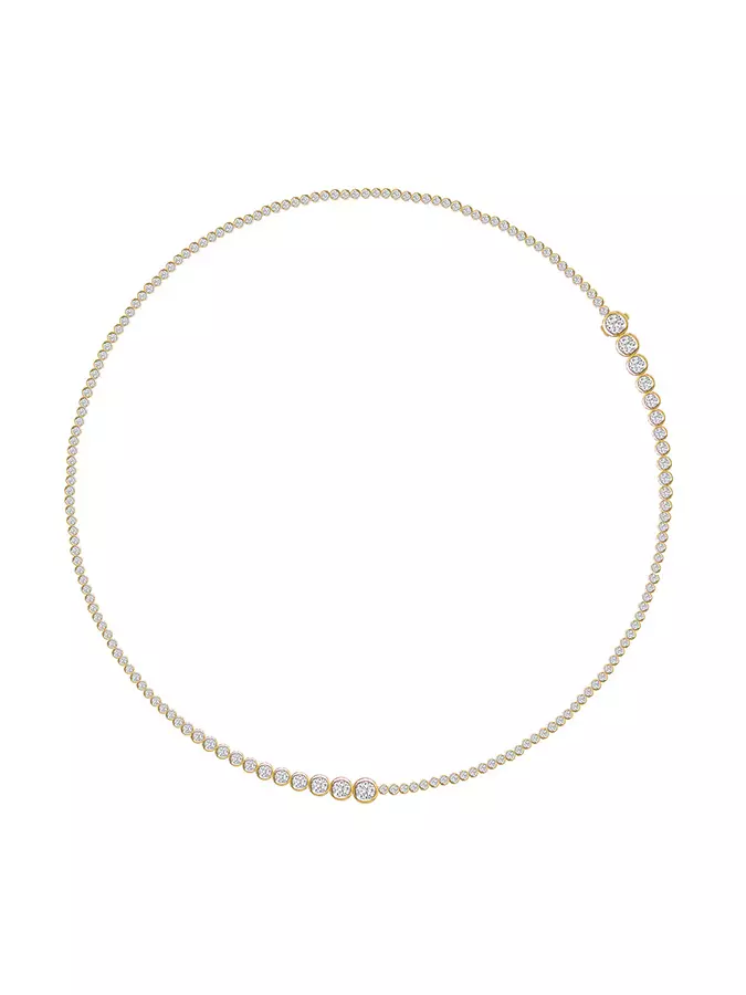 J. BROOKS X COURTNEY GROW - The Rome Diamond Tennis Necklace