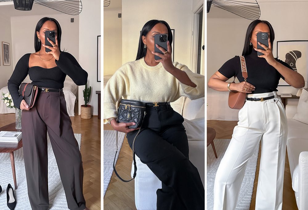 This Is How Influencer Femmeblk Styles Celine's Iconic Triomphe Belt