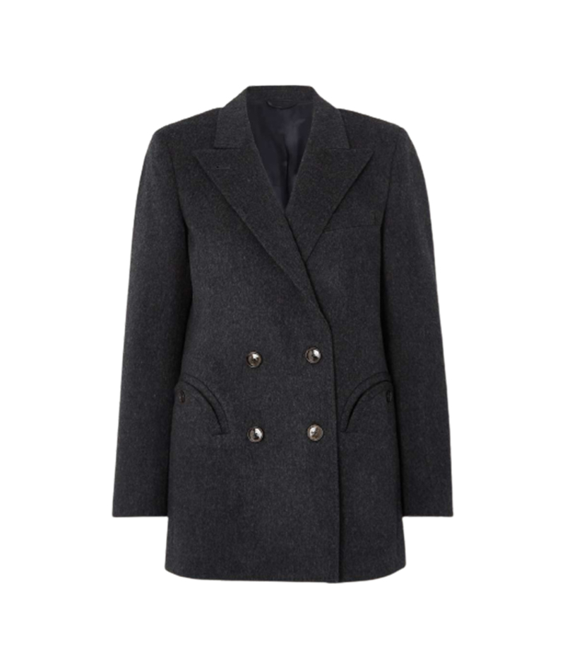 BLAZÉ MILANO-Everyday Double-breasted Wool-felt Blazer